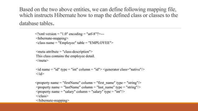 Hibernate Ppt Pptx Databases Computer Software And Applications