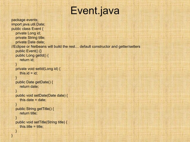 Hibernate presentation | PPT