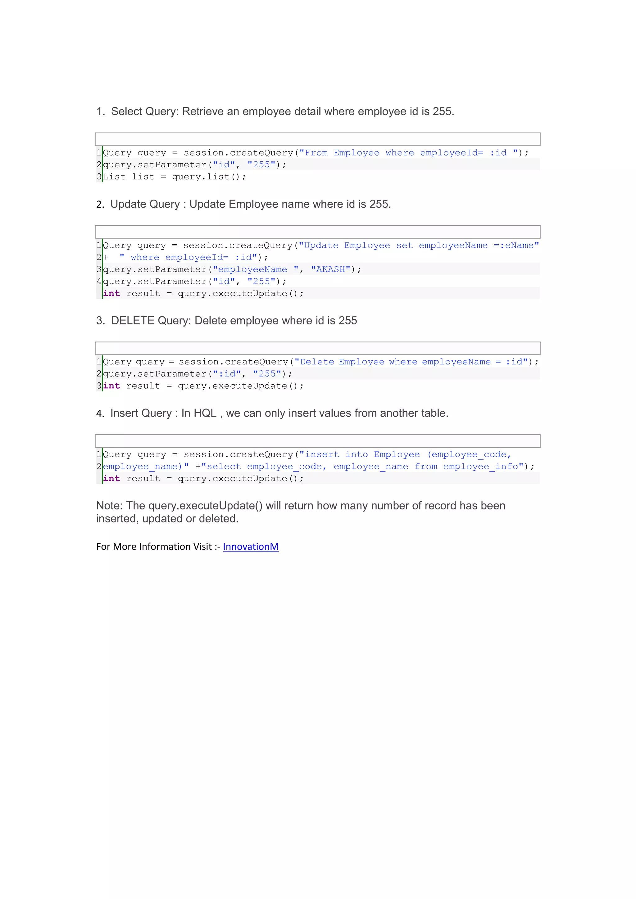 Hibernate Query Language Pdf Databases Computer Software And