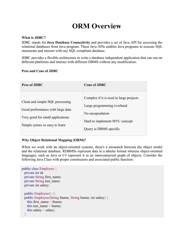 Free Hibernate Tutorial | VirtualNuggets | PDF