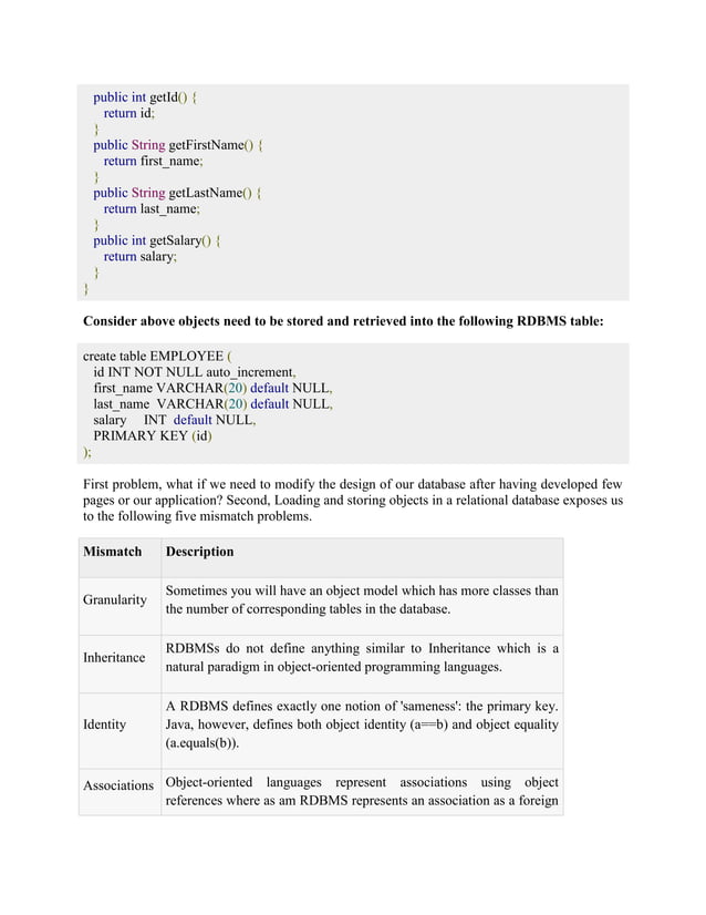 Free Hibernate Tutorial | VirtualNuggets | PDF