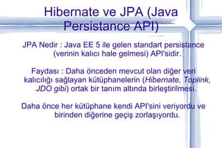 Hibernate ve jpa | PPT