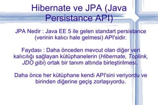 Hibernate ve jpa | ODP