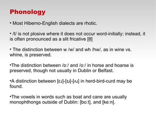 Hiberno english | PPT