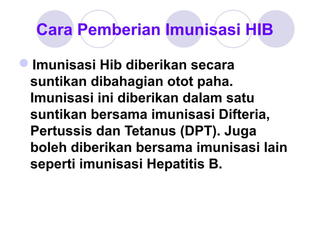 Hib prp t & hib prp-omp | PPT