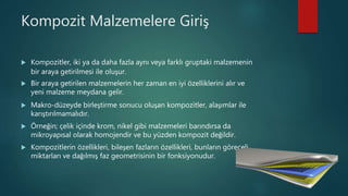 Hi̇bri̇t Kompozi̇t Malzemeler (Hybrid Composite Materials) | PPTX