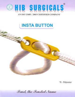 Hib Surgicals, Mumbai, Orthopaedic Instruments and Implants | PDF