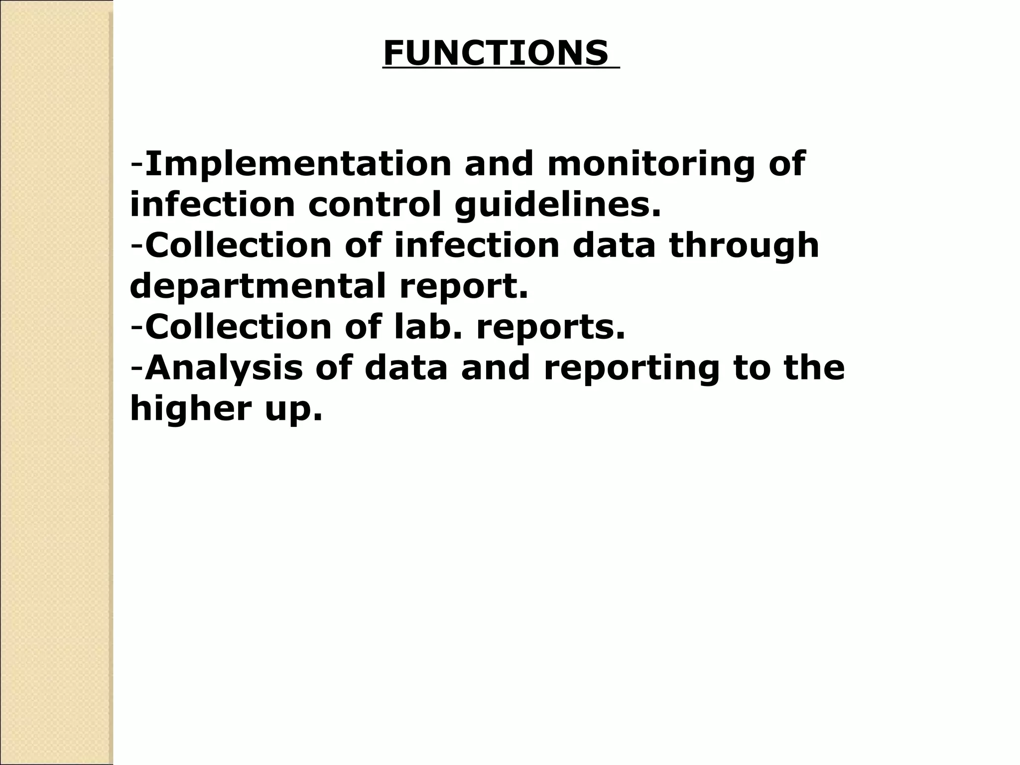 Hospital Infection Control | PPT
