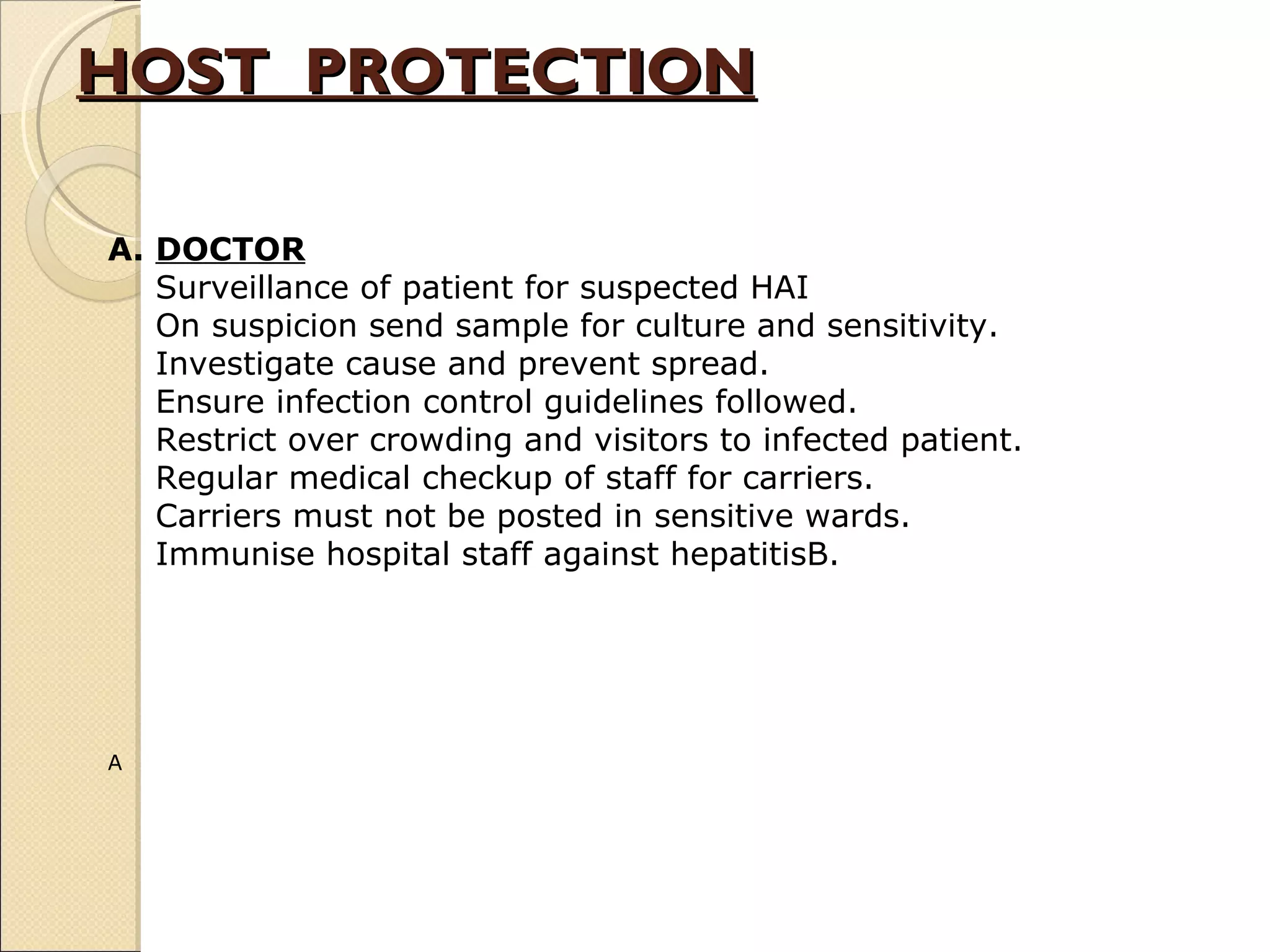 Hospital Infection Control | PPT