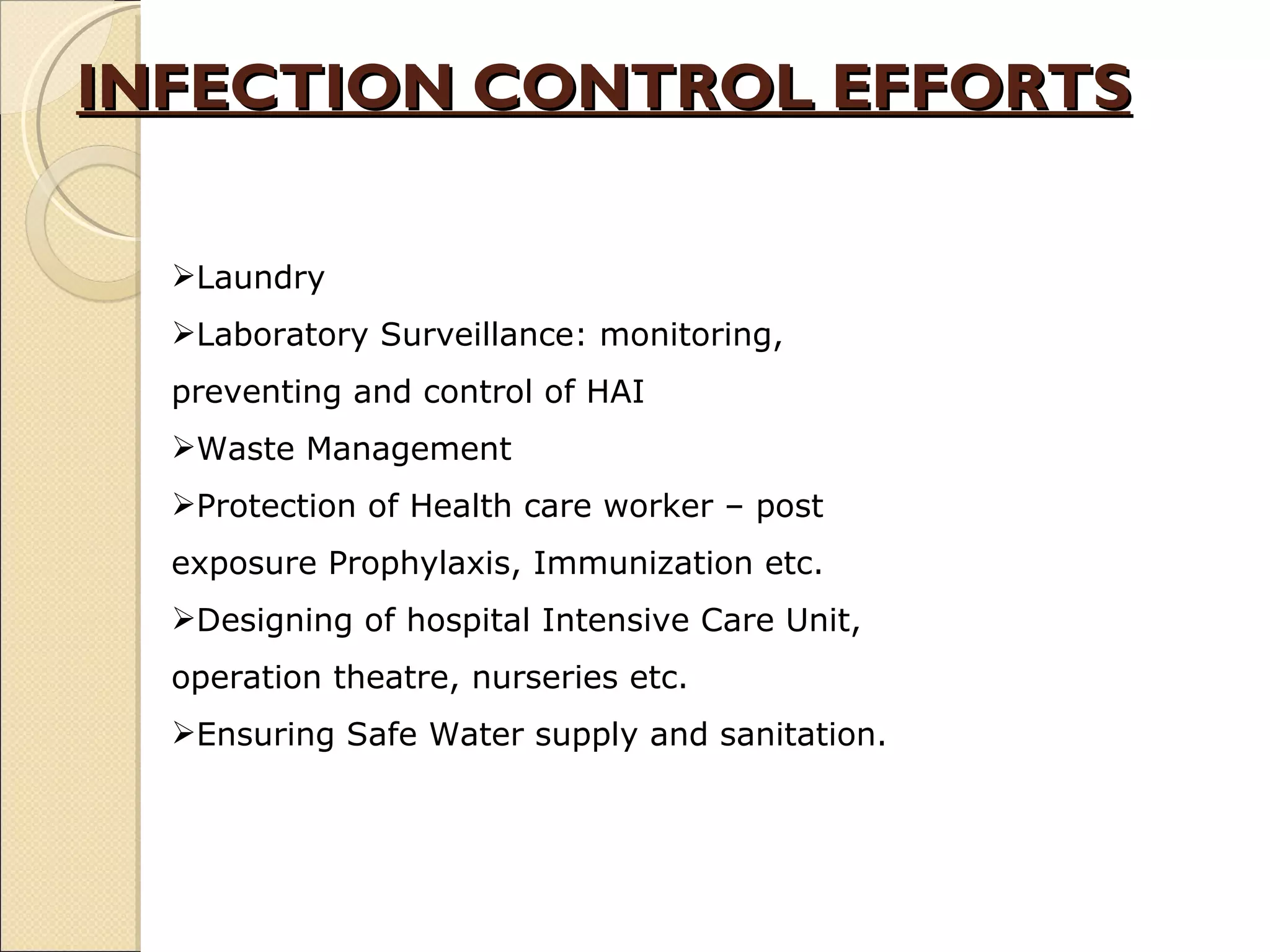 Hospital Infection Control | PPT