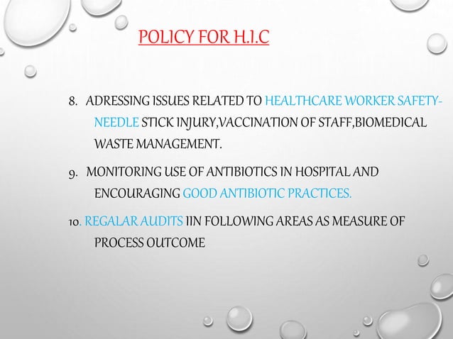 Hospital infection control(Indicators) | PPTX