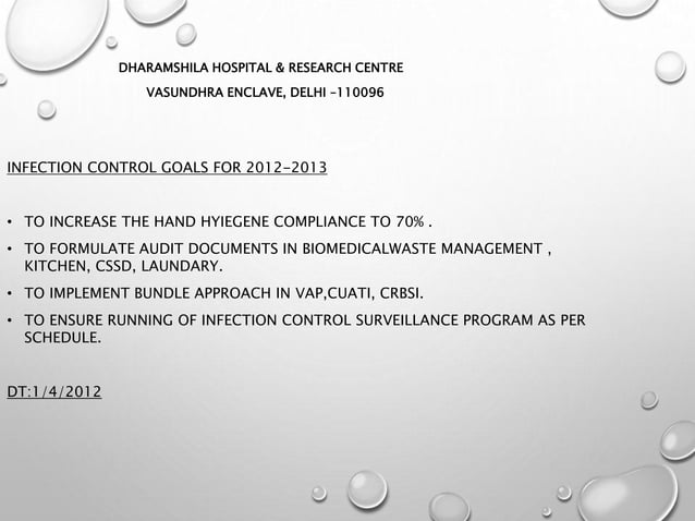 Hospital infection control(Indicators) | PPTX