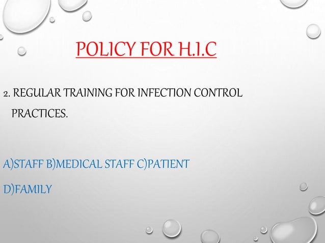 Hospital infection control(Indicators) | PPTX