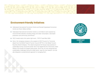 Hyderabad International Convention Centre | PDF