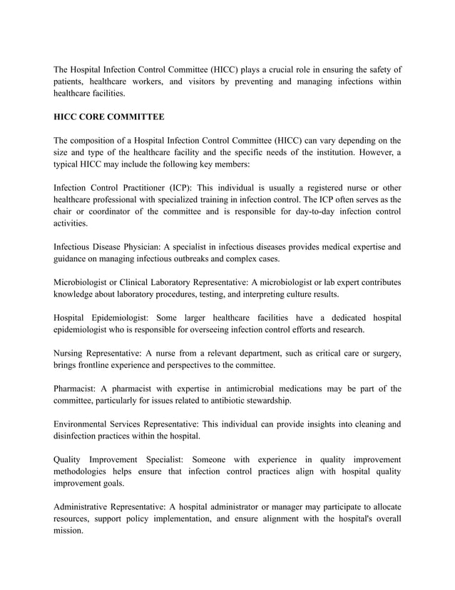 HICC.pdf | Infectious Diseases | Diseases and Conditions