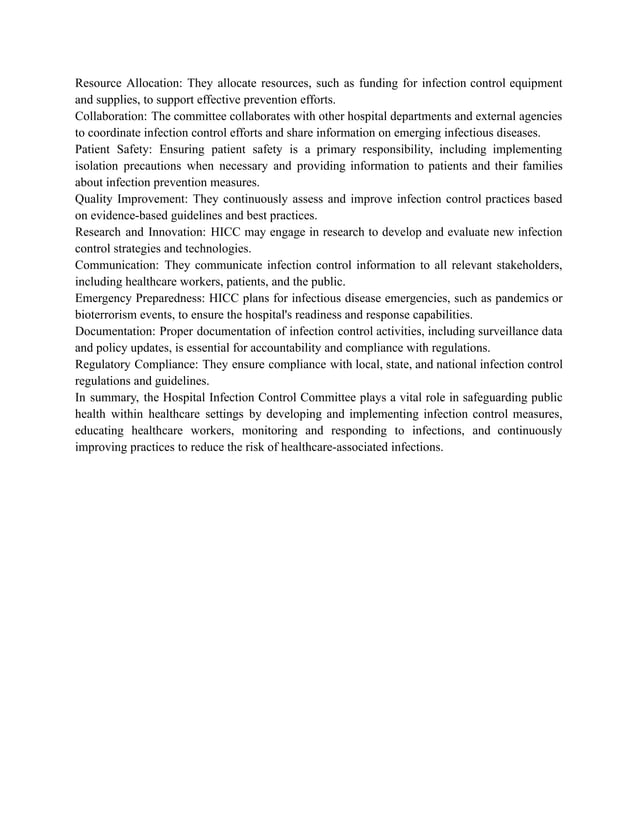 HICC.pdf | Infectious Diseases | Diseases and Conditions