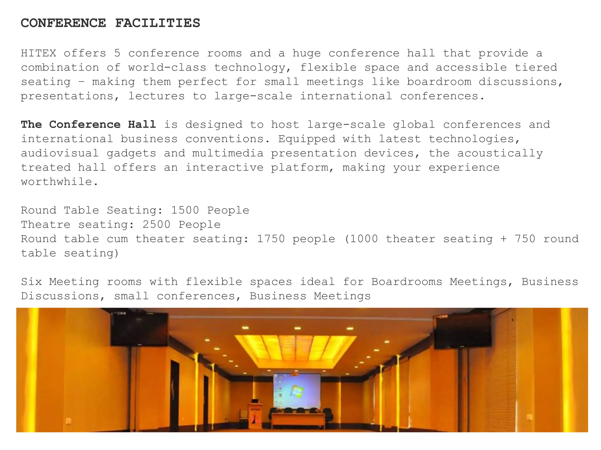 Hyderabad International Convention Centre (HICC) Complete Plans | PPTX