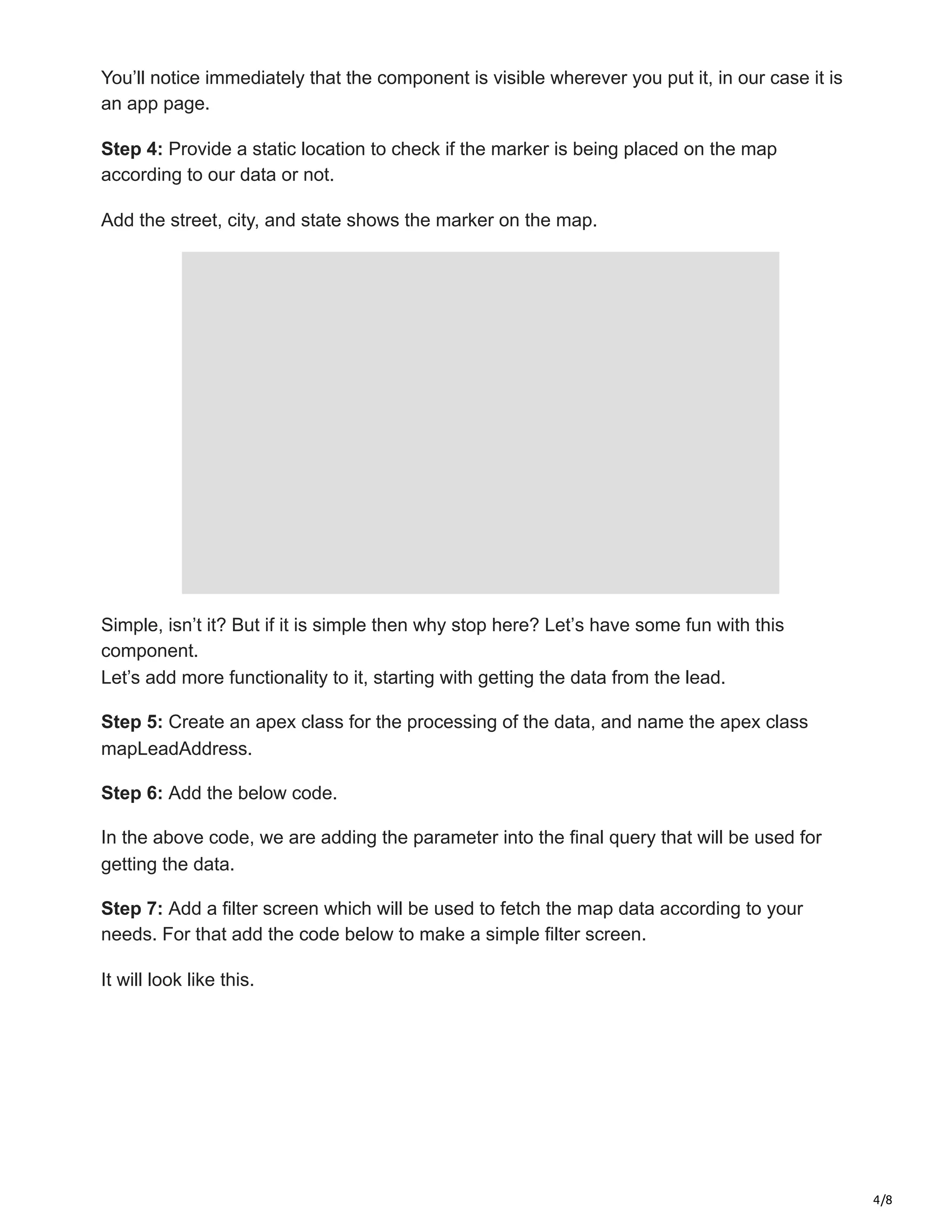 Integrating Salesforce Lightning Map with Lead Object | PDF
