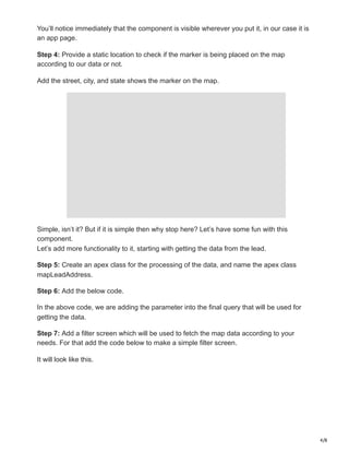 Integrating Salesforce Lightning Map with Lead Object | PDF
