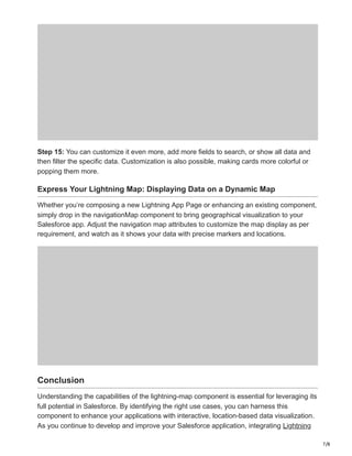 Integrating Salesforce Lightning Map with Lead Object | PDF
