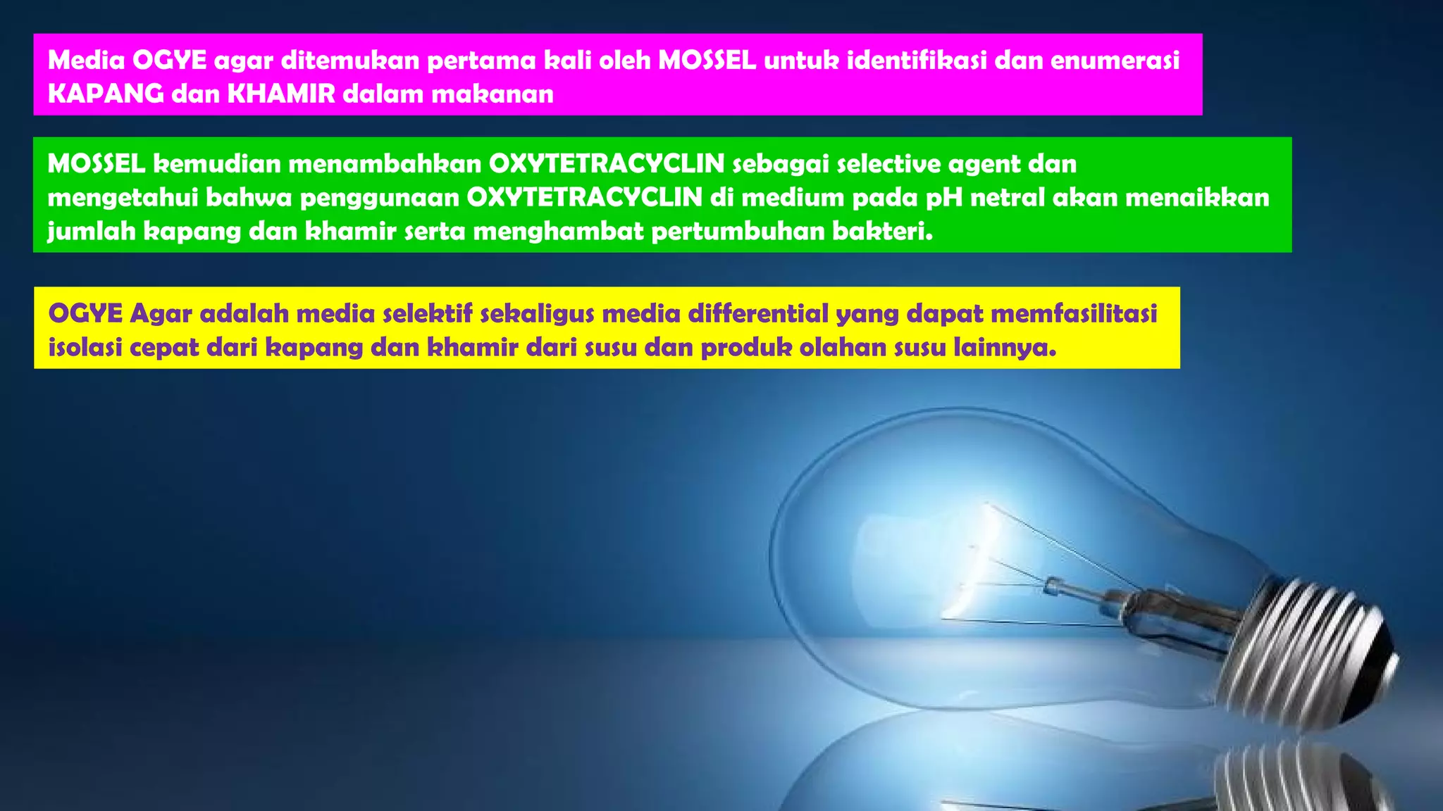 HiChrome OGYE Agar Base Analisa Yeast And Mould Dalam 2 Hari | PPT
