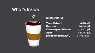 HiChrome OGYE Agar Base Analisa Yeast And Mould Dalam 2 Hari | PPT
