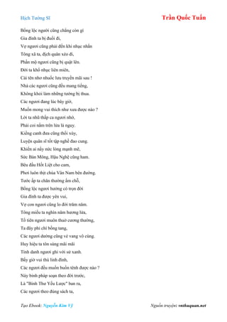 Hich tuong si tran quoc tuan | PDF