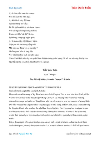 Hich tuong si tran quoc tuan | PDF