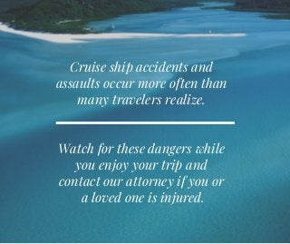 Most Common Dangers on a Cruise Ship