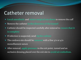 Hickman Catheter- An overview. Details about Hickman, insertion, care ...
