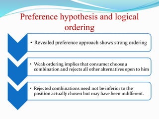Hicks revision of demand theory | PPTX