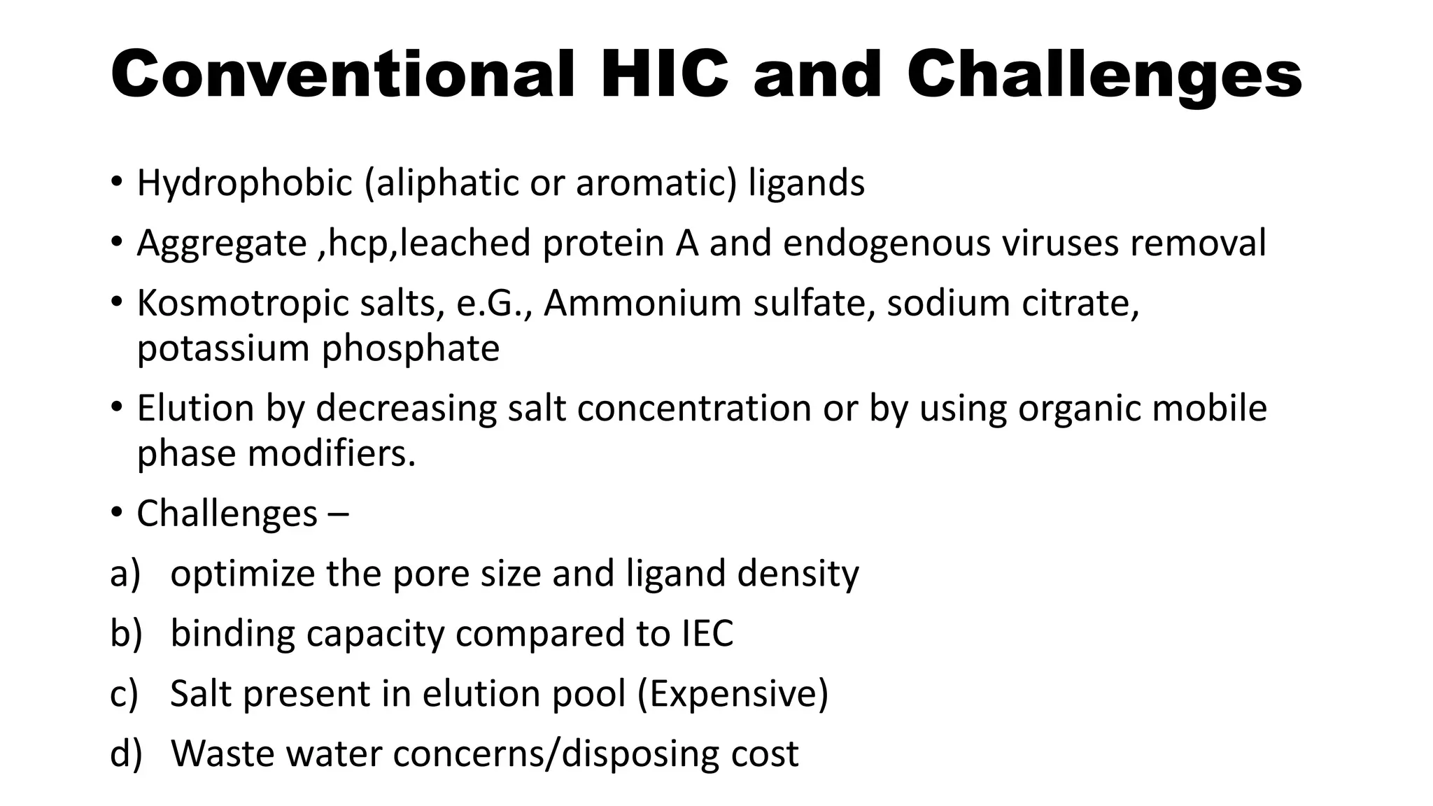 Hydrophobic Interaction Chromatography (Monoclonal Antibody ...