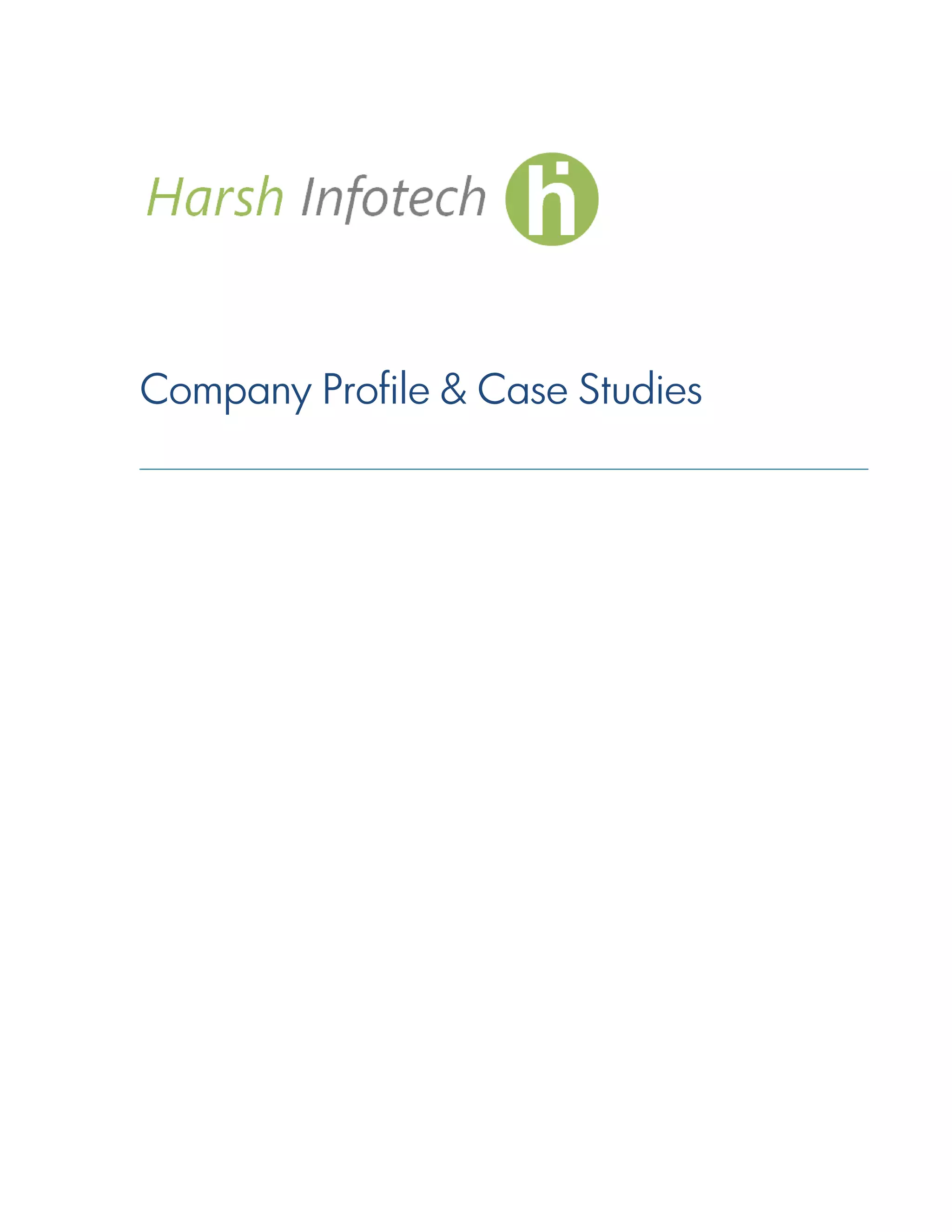 Integration of Manufacturing Execution Systems - Harsh Infotech Case Studies | PDF