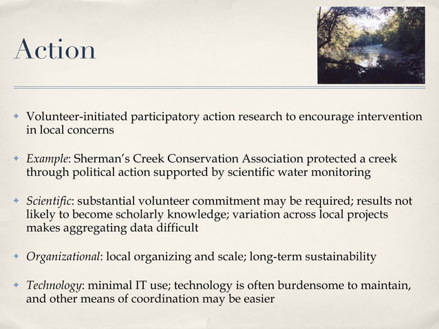 From Conservation to Crowdsourcing: A Typology of Citizen Science | PPT ...
