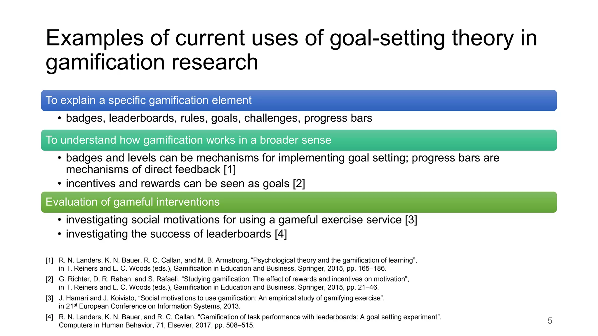 A Theory of Gamification Principles Through Goal-Setting Theory | PPTX