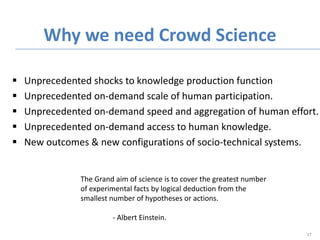 Crowd Science: Measurements, Models, and Methods | PPTX