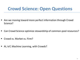 Crowd Science: Measurements, Models, and Methods | PPTX