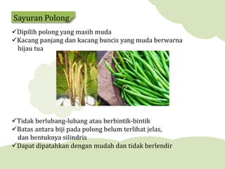 Hidangan Dari Sayur | PPTX