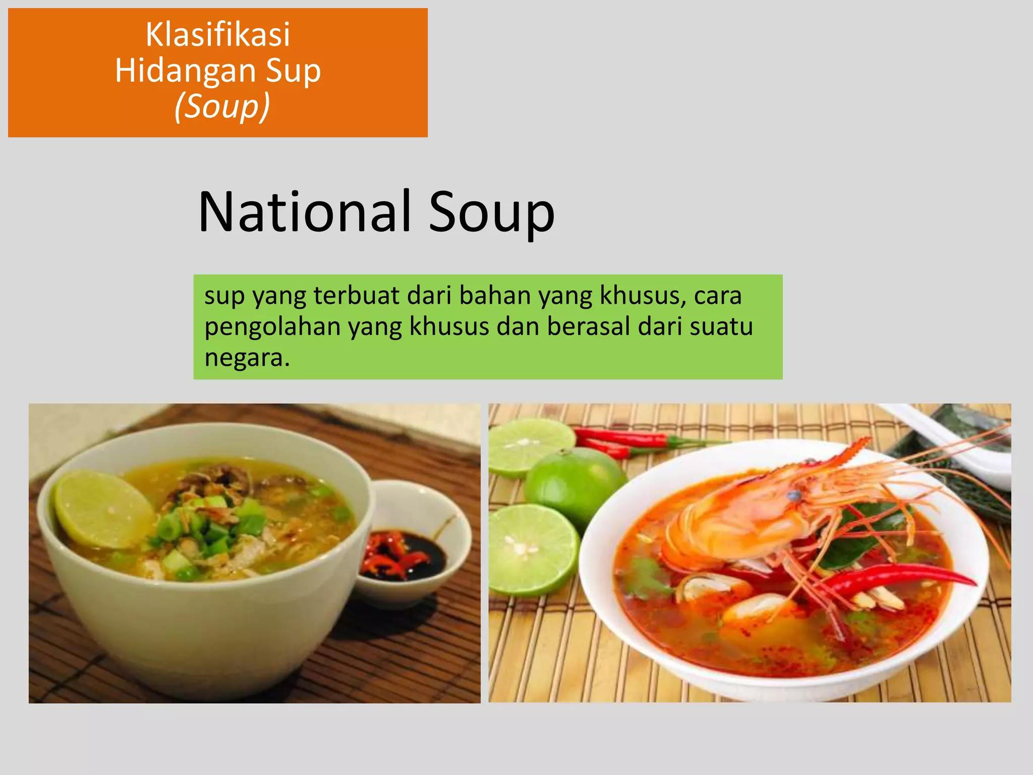 Menyiapkan, Mengolah dan Menyajikan Hidangan soup | PPTX