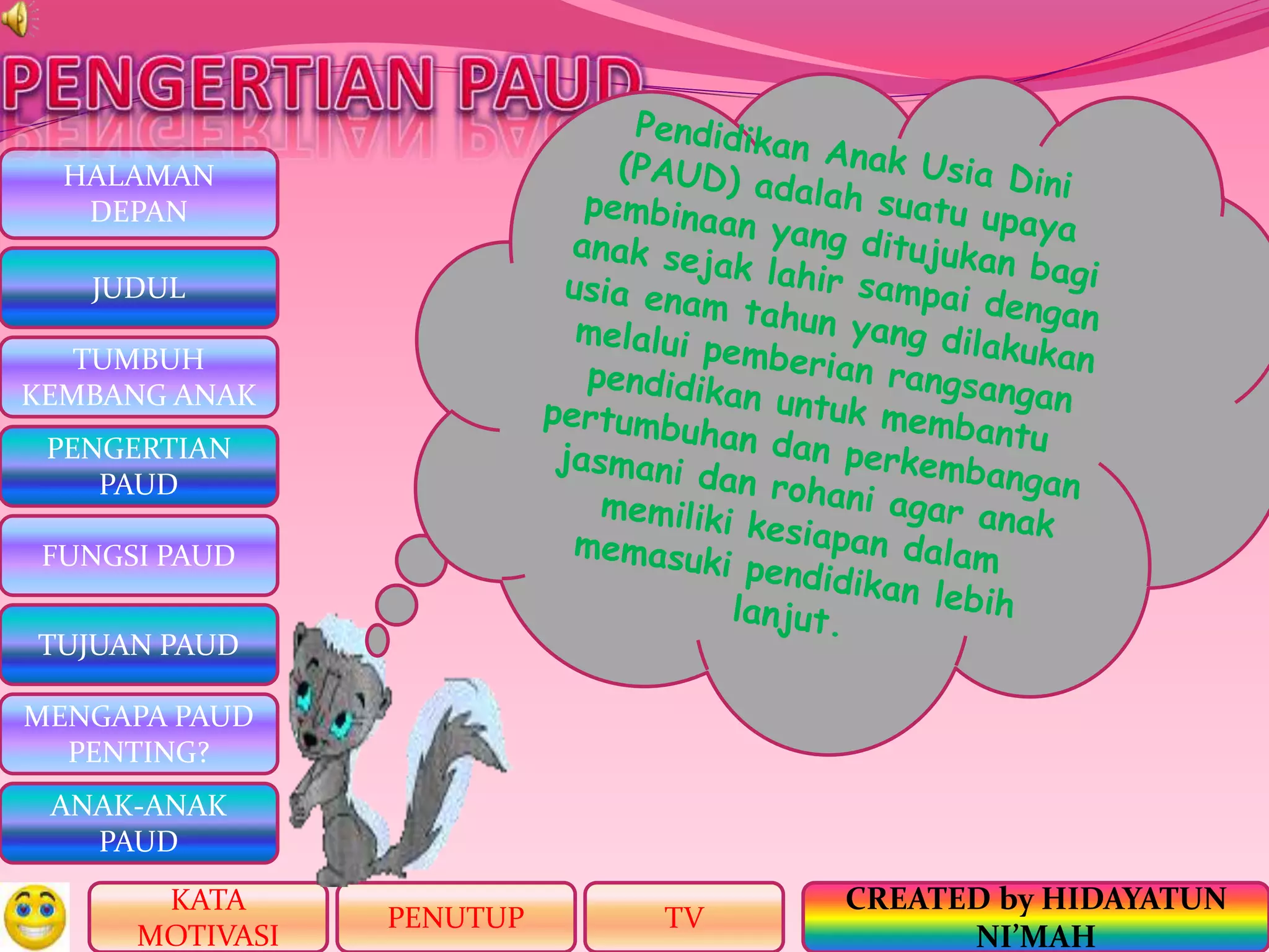 Pentingnya Pendidikan Anak Usia Dini (PAUD) | PPTX