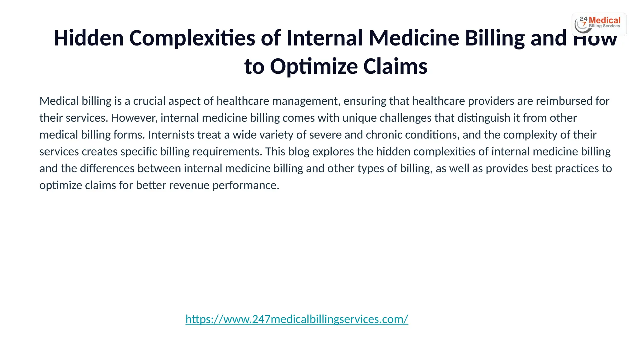 Hidden Complexities of Internal Medicine Billing and How to Optimize ...