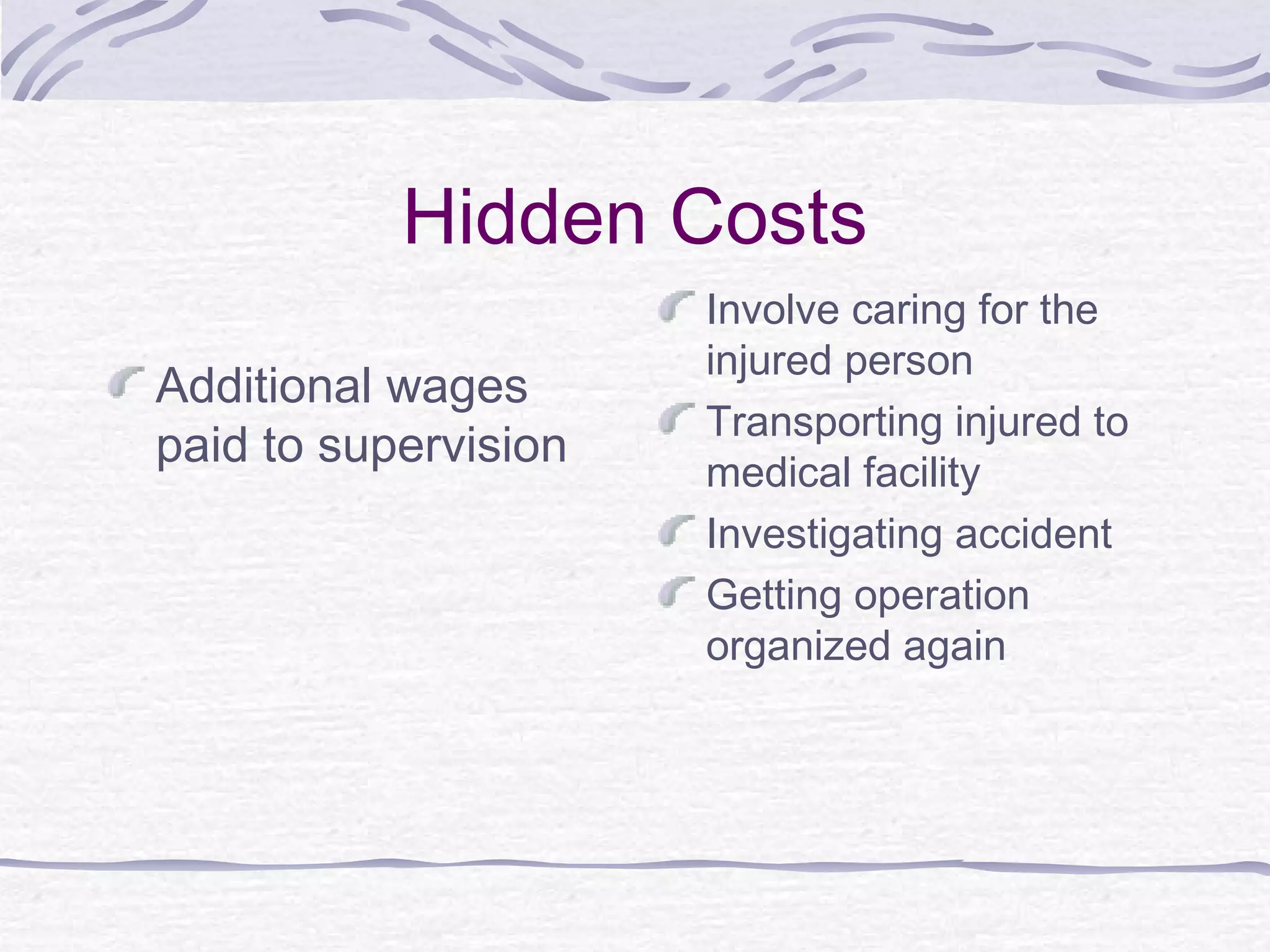 Hidden costs | PPT
