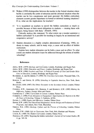 Hidden curriculum | PDF
