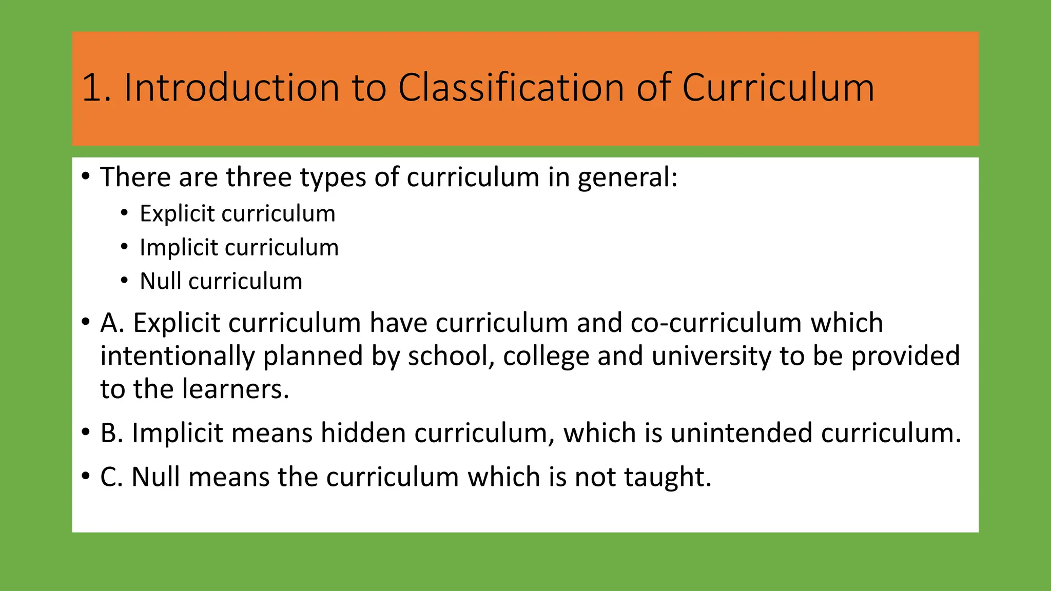 Hidden Curriculum-The Unintended Curriculum | PPTX