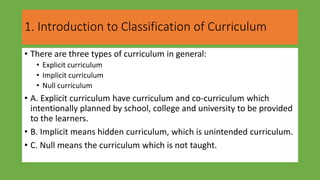 Hidden Curriculum-The Unintended Curriculum | PPTX