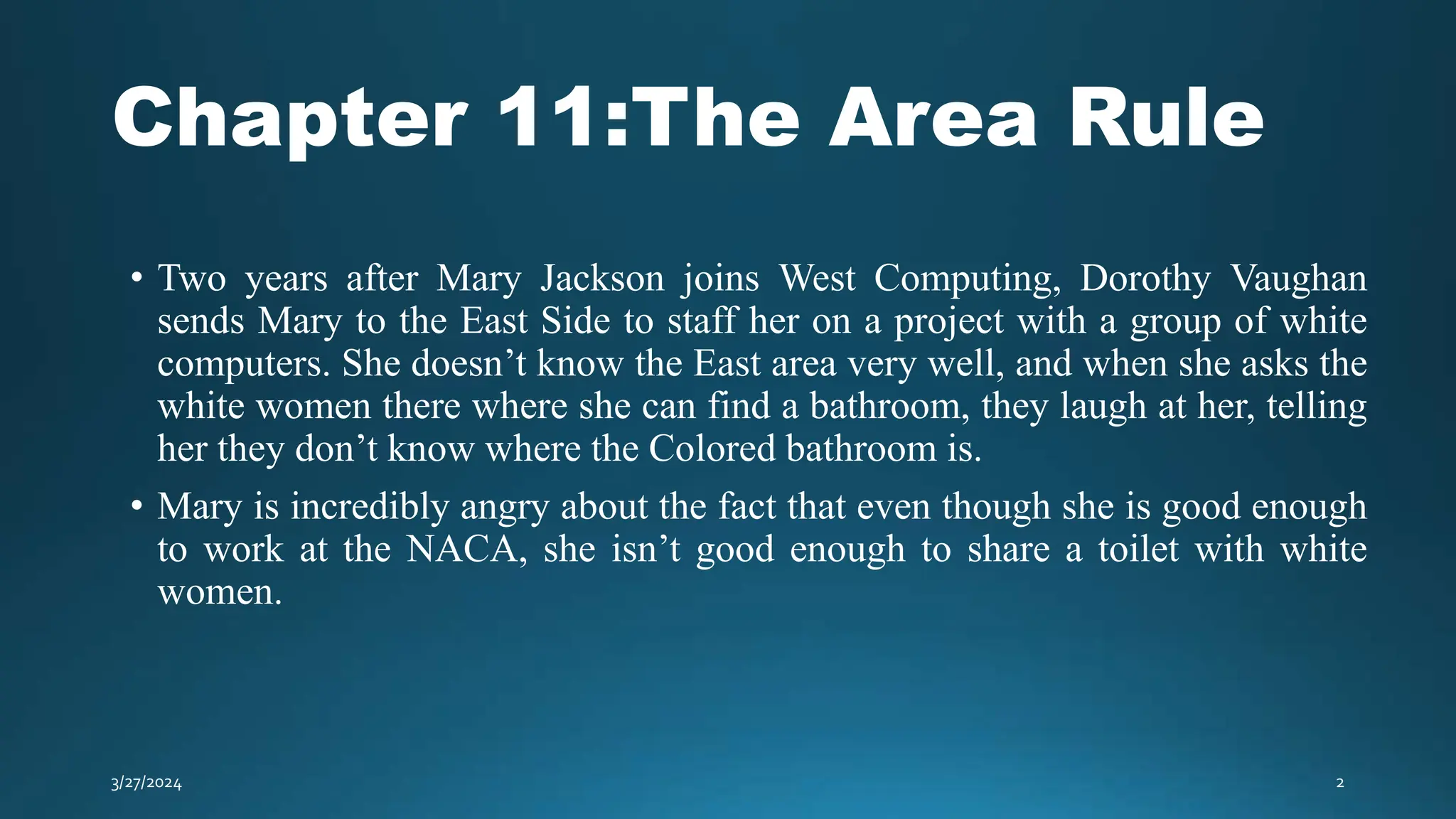 hidden figures power point presentation.. | PPTX