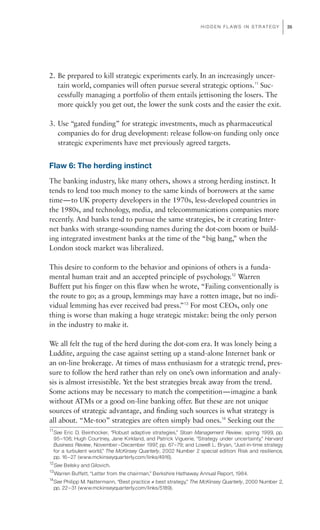 Hidden flaws in strategy | PDF