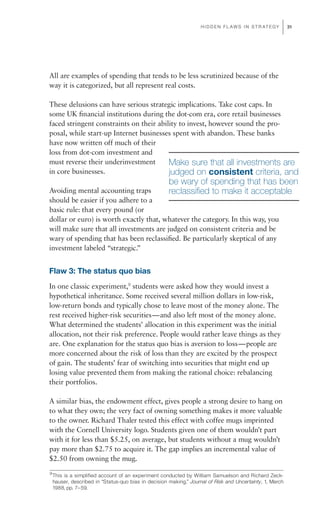 Hidden flaws in strategy | PDF