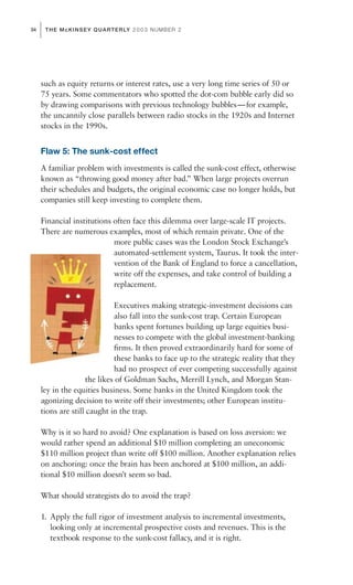 Hidden flaws in strategy | PDF