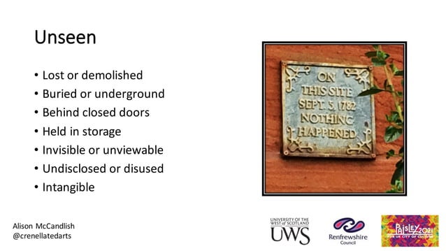 Hidden Heritage- Unseen, unknown, undervalued, untold | PPT